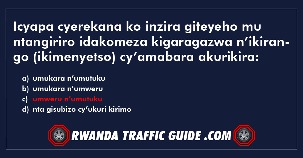 Icyapa cyerekana ko inzira giteyeho mu ntangiriro idakomeza kigaragazwa ...