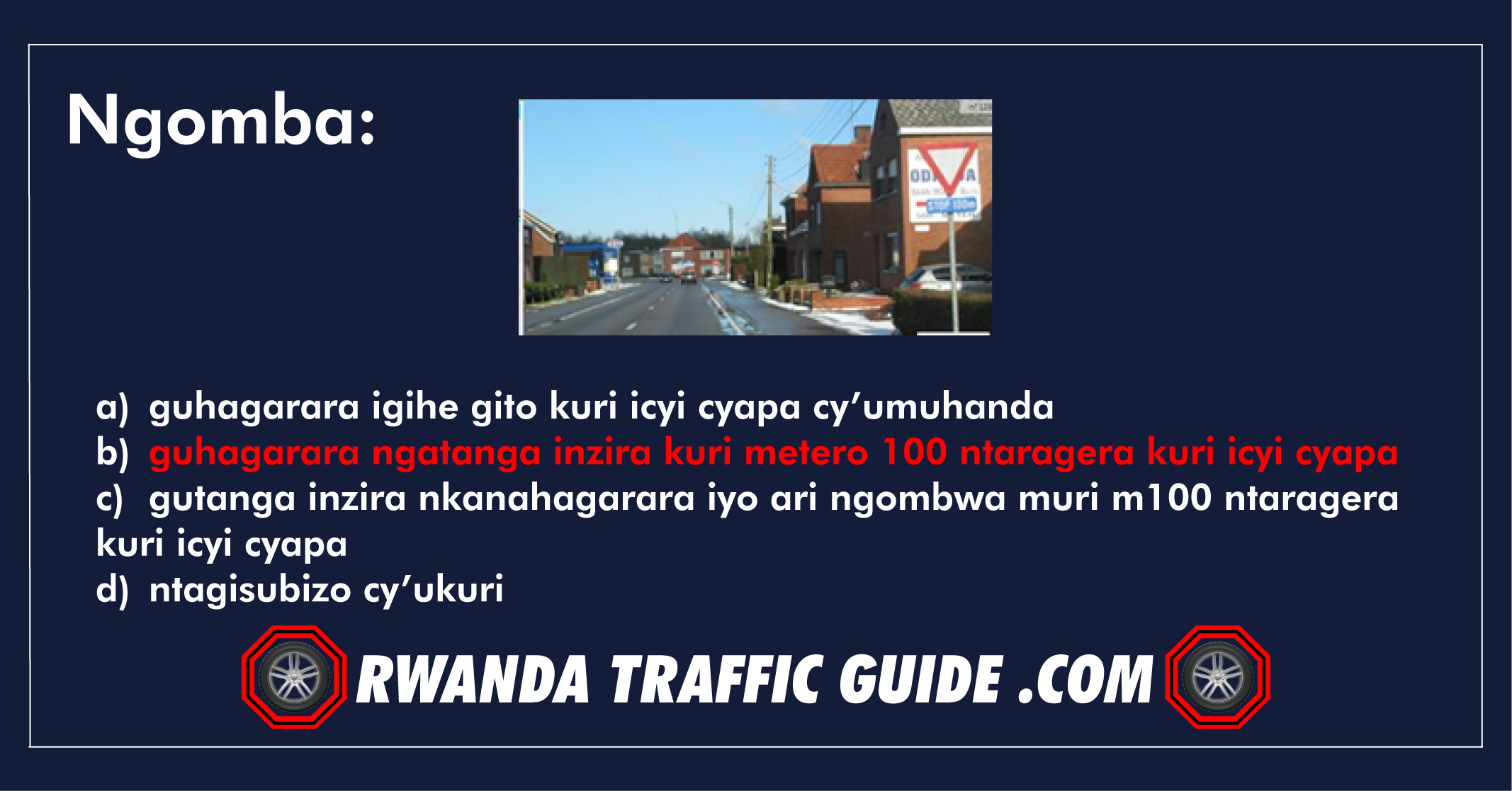 Ngomba: | Rwanda Traffic Guide | Rwanda Traffic Guide - Wige amategeko ...