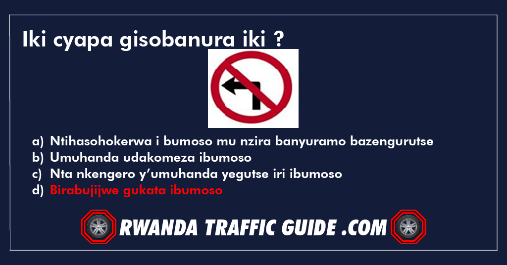 Iki cyapa gisobanura iki? | Rwanda Traffic Guide | Rwanda Traffic Guide ...